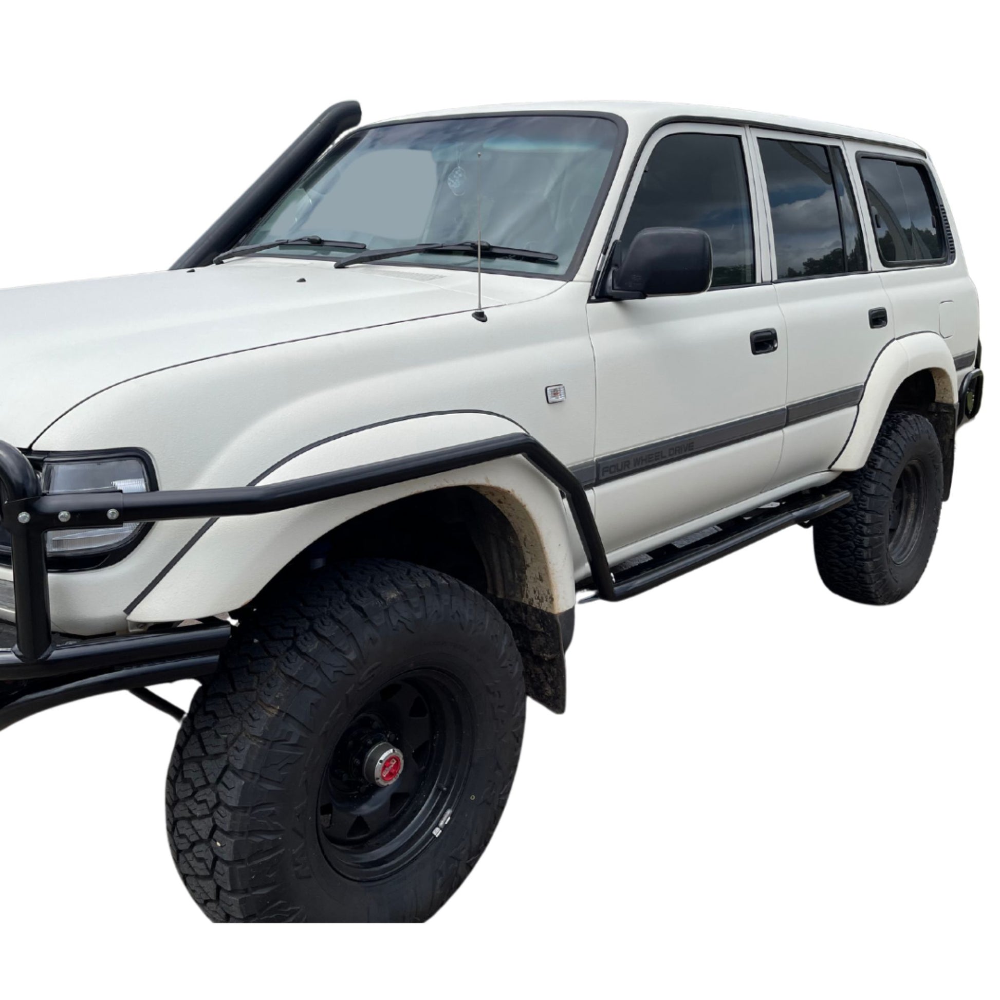 80 Series Toyota Landcruiser Traditional Rock Sliders & Rails |Raslarr