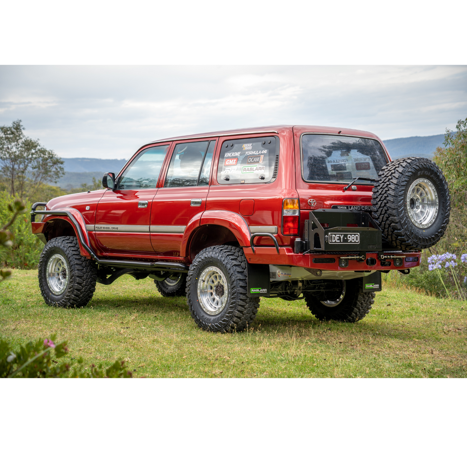 Toyota Landcruiser 80 Series Rear Bar V2 Super High Clearance Raslarr