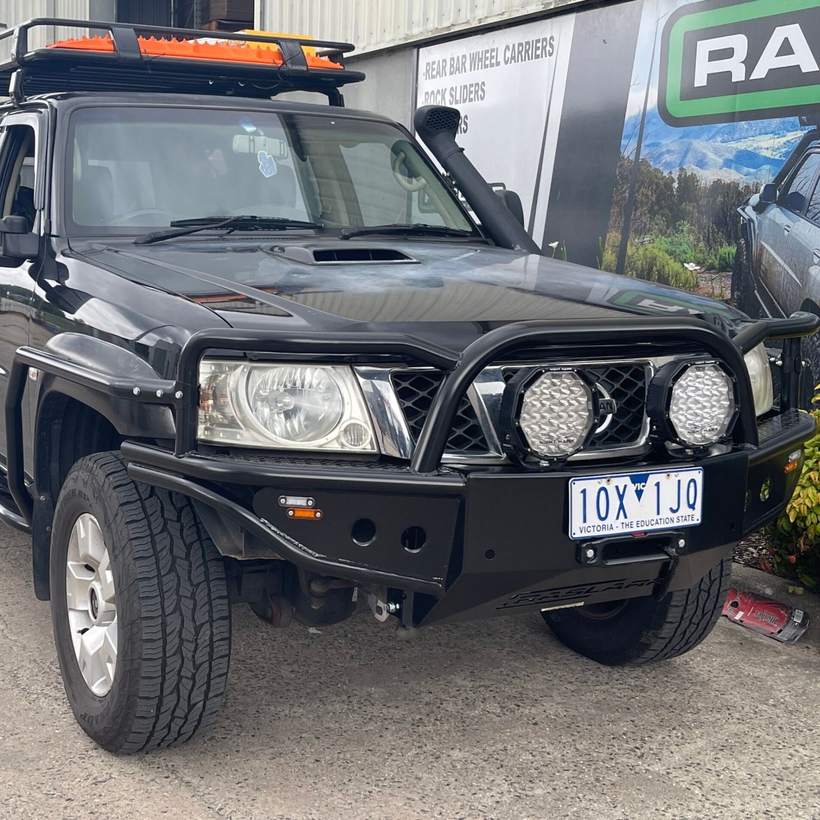 GU Nissan Patrol Hooped Azza Bull Bar (New style) | Raslarr