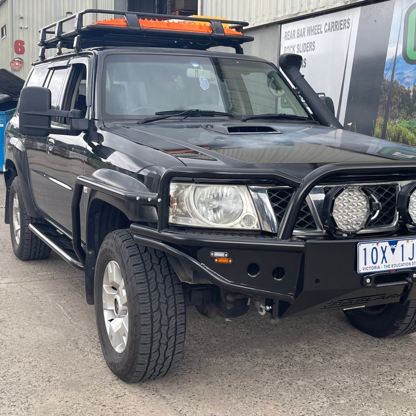 GU Nissan Patrol Revolution Rock Sliders & Rails | Raslarr