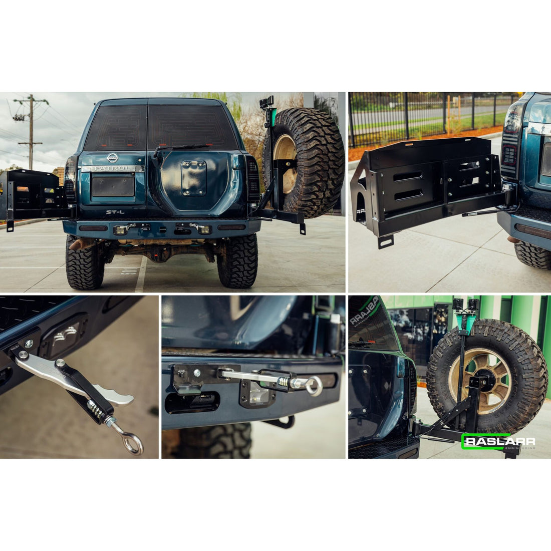 GU Series 1-4 Nissan Patrol Rear Bar V2 Super High Clearance | Raslarr