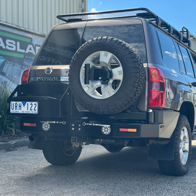 GU Series 4+ Nissan Patrol Rear Bar "OG" V1 | Raslarr Engineering
