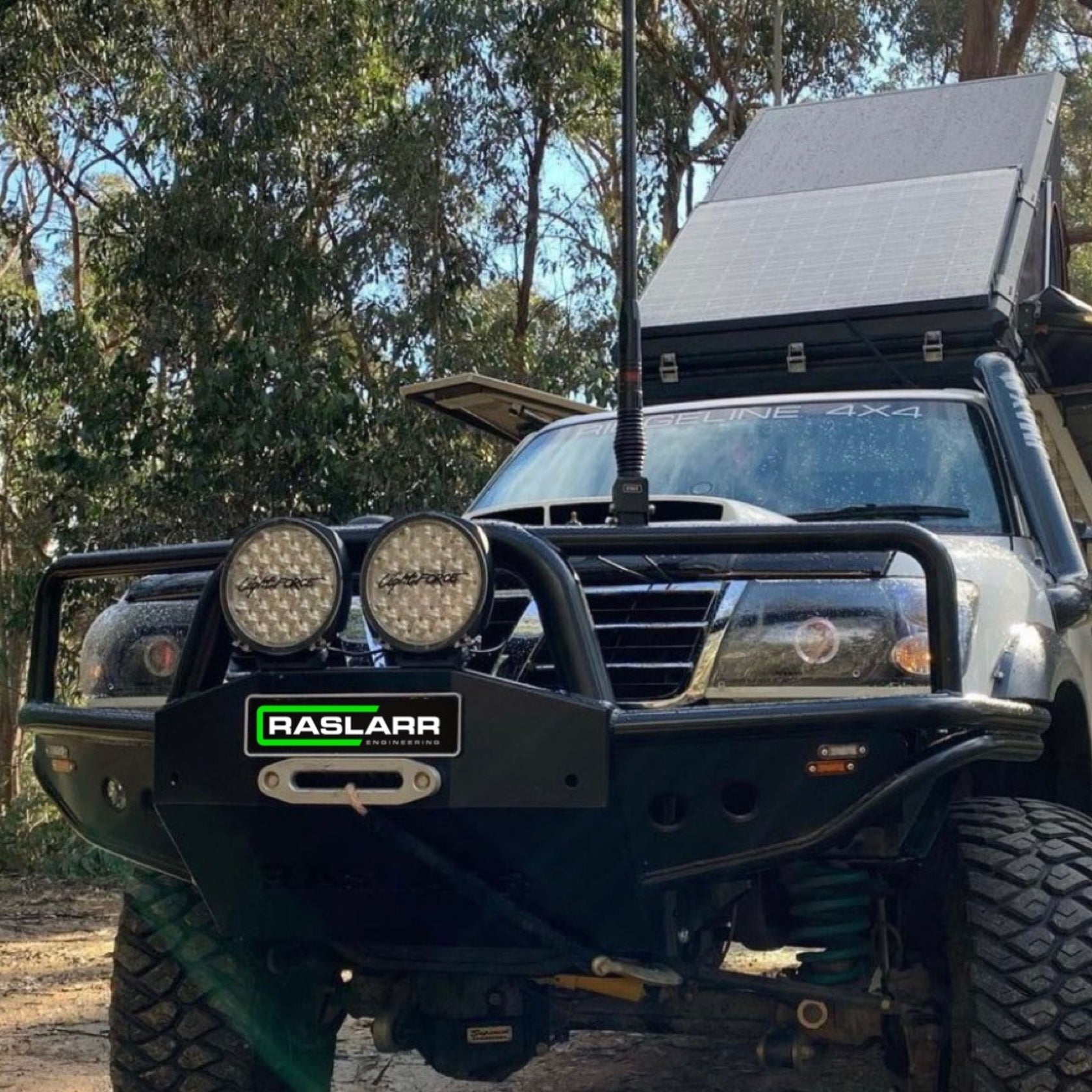 GU Nissan Patrol Hooped Azza Bull Bar | Raslarr