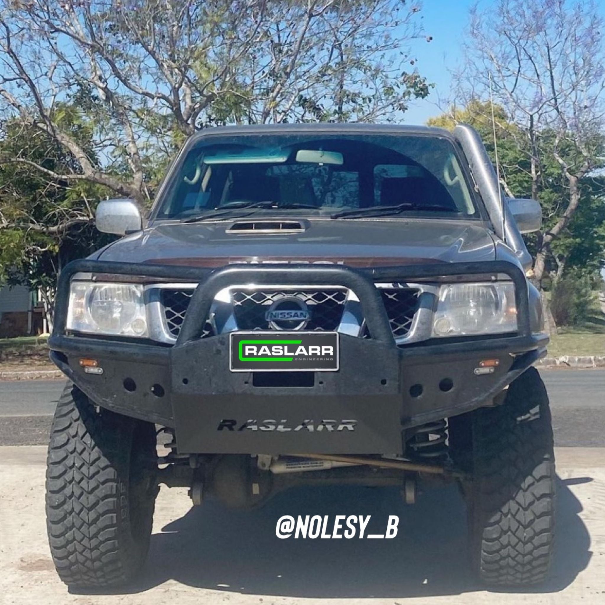 GU Nissan Patrol Hooped Azza Bull Bar | Raslarr