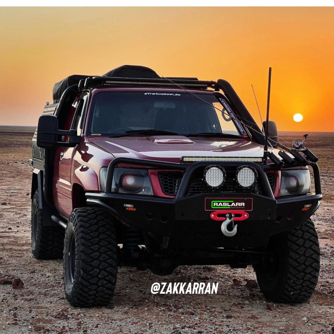 GU Nissan Patrol Hooped Azza Bull Bar | Raslarr