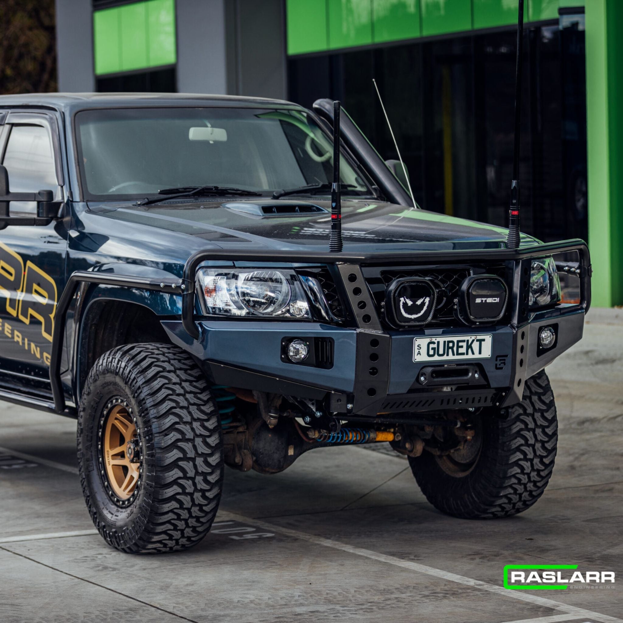 GU Series 4 Nissan Patrol Dallas Bull Bar | Raslarr