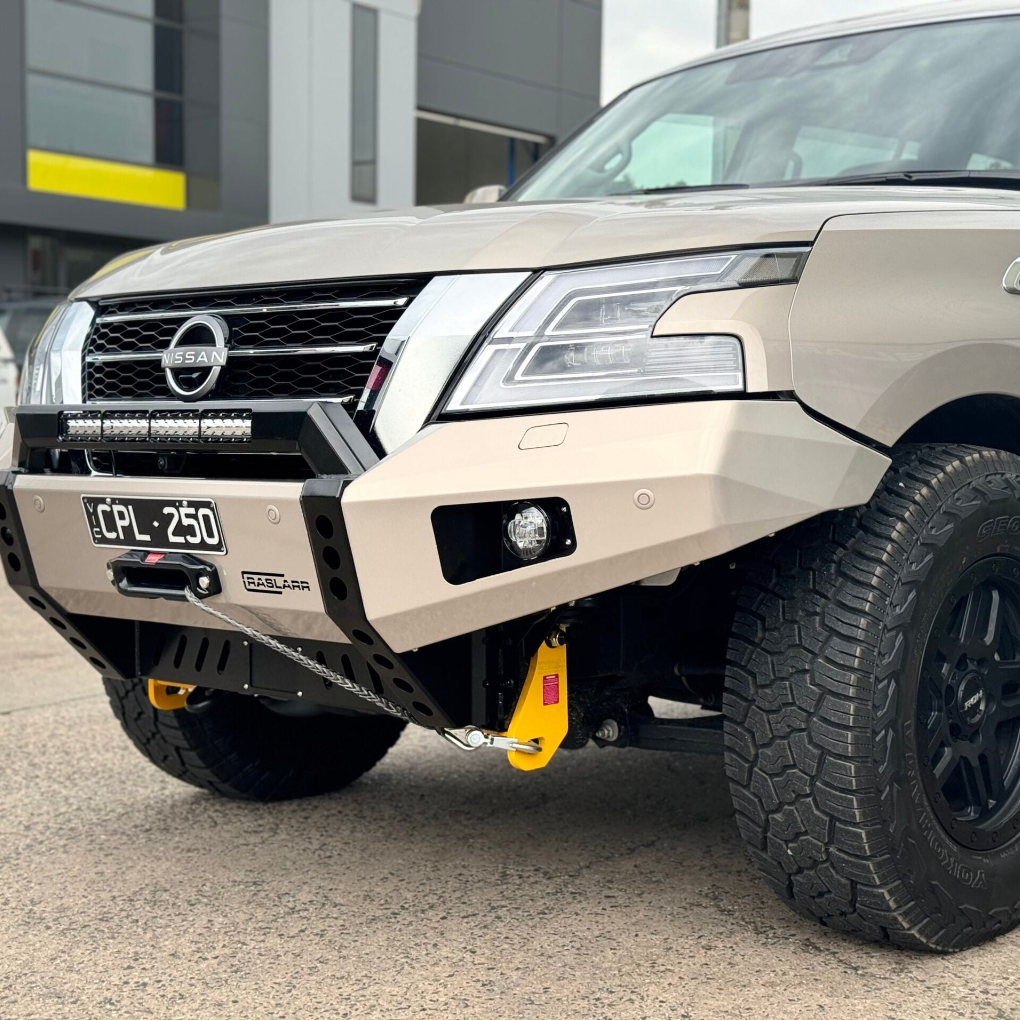 S5 Y62 Nissan Patrol Low Line (Winter) Bull Bar | Raslarr
