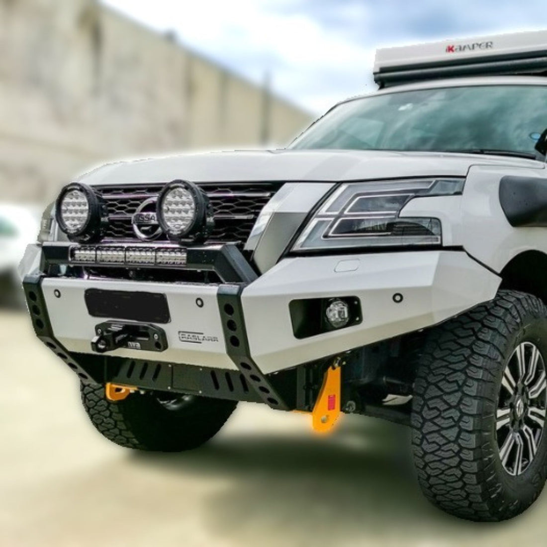 S5 Y62 Nissan Patrol Low Line (Winter) Bull Bar | Raslarr