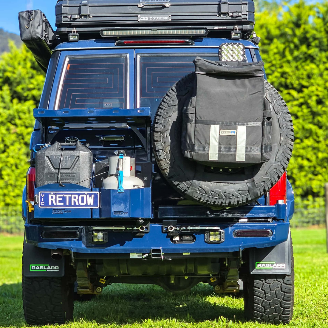 76 Series Toyota Landcruiser Rear Bar | Raslarr