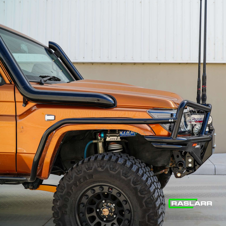 79 Series Dual Cab Toyota Lancruiser Pooly Bull Bar | Raslarr