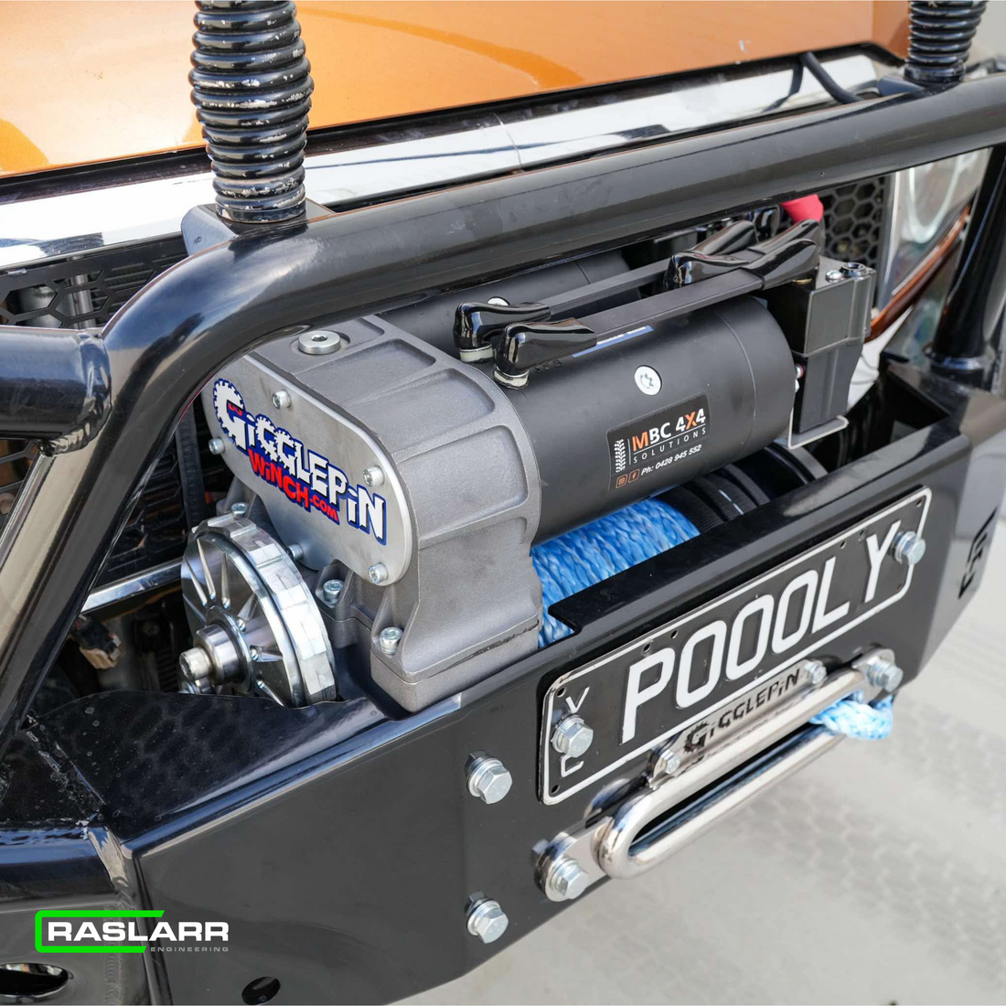 79 Series Dual Cab Toyota Lancruiser Pooly Bull Bar | Raslarr