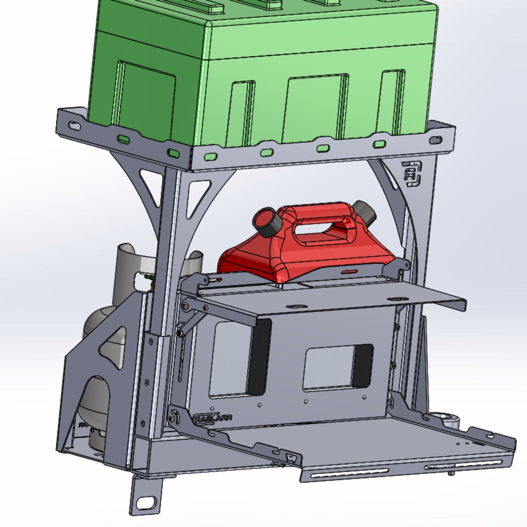 Rear Bar Modular Folding Table | Raslarr
