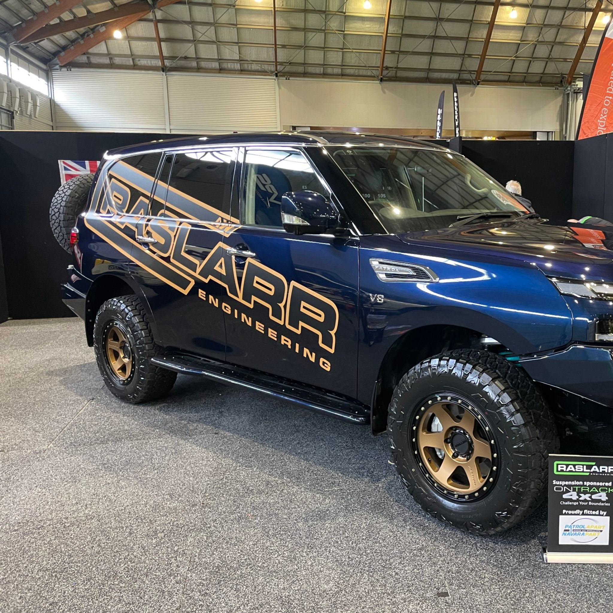 S5 Y62 Nissan Patrol Revolution Rock Sliders | Raslarr
