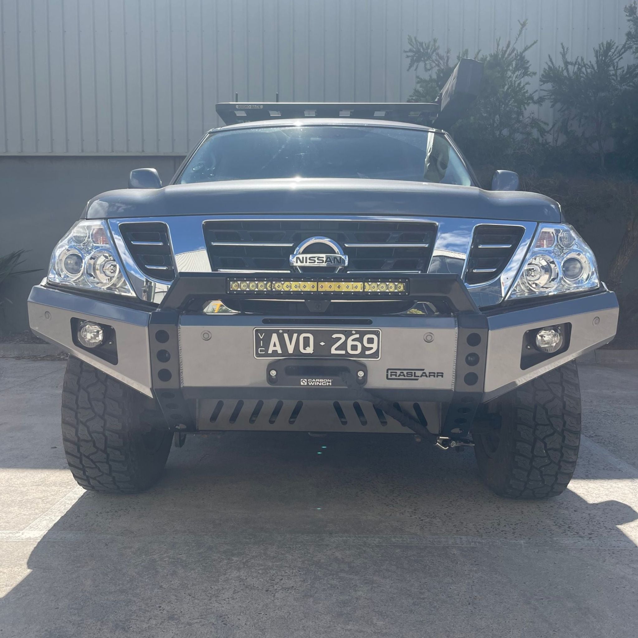 S4 Y62 Nissan Patrol Low Line (Winter) Bull Bar | Raslarr