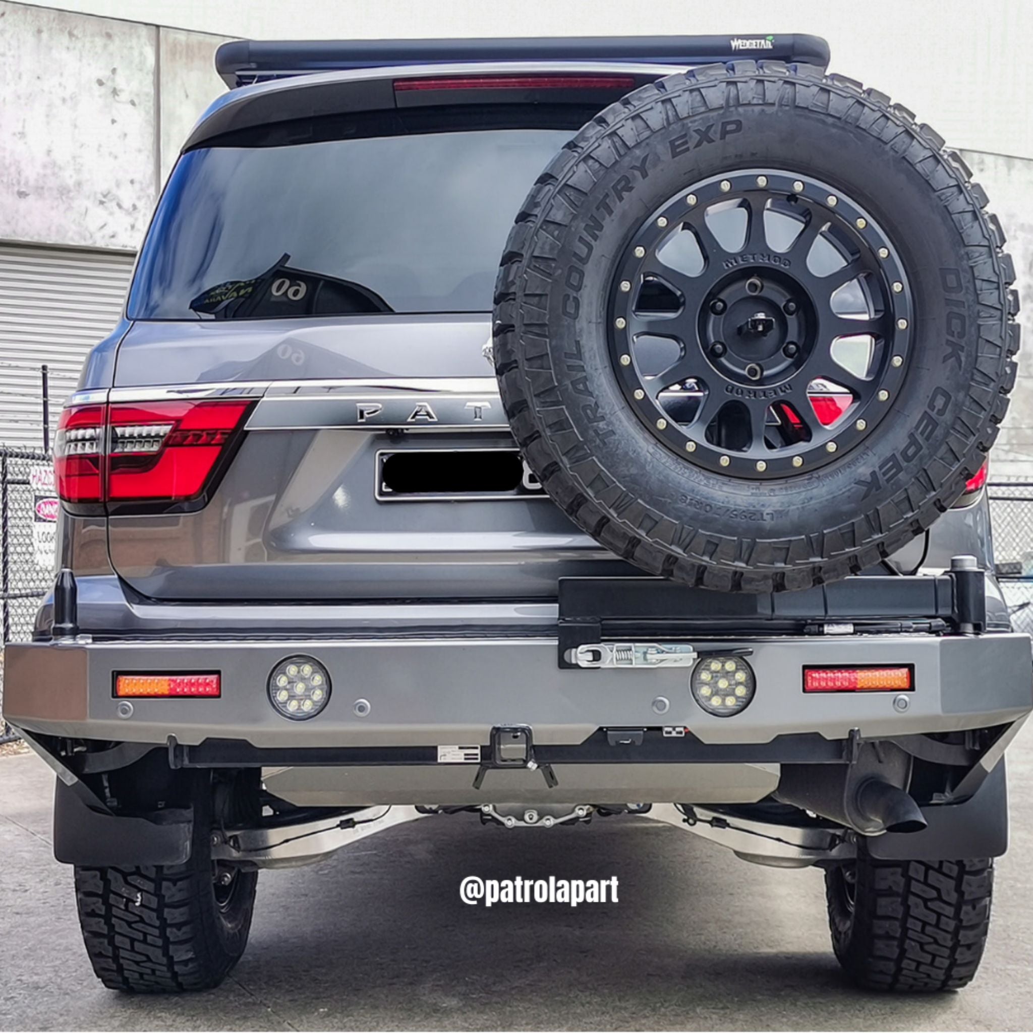 S5 Y62 Nissan Patrol OG Rear Bar | Raslarr