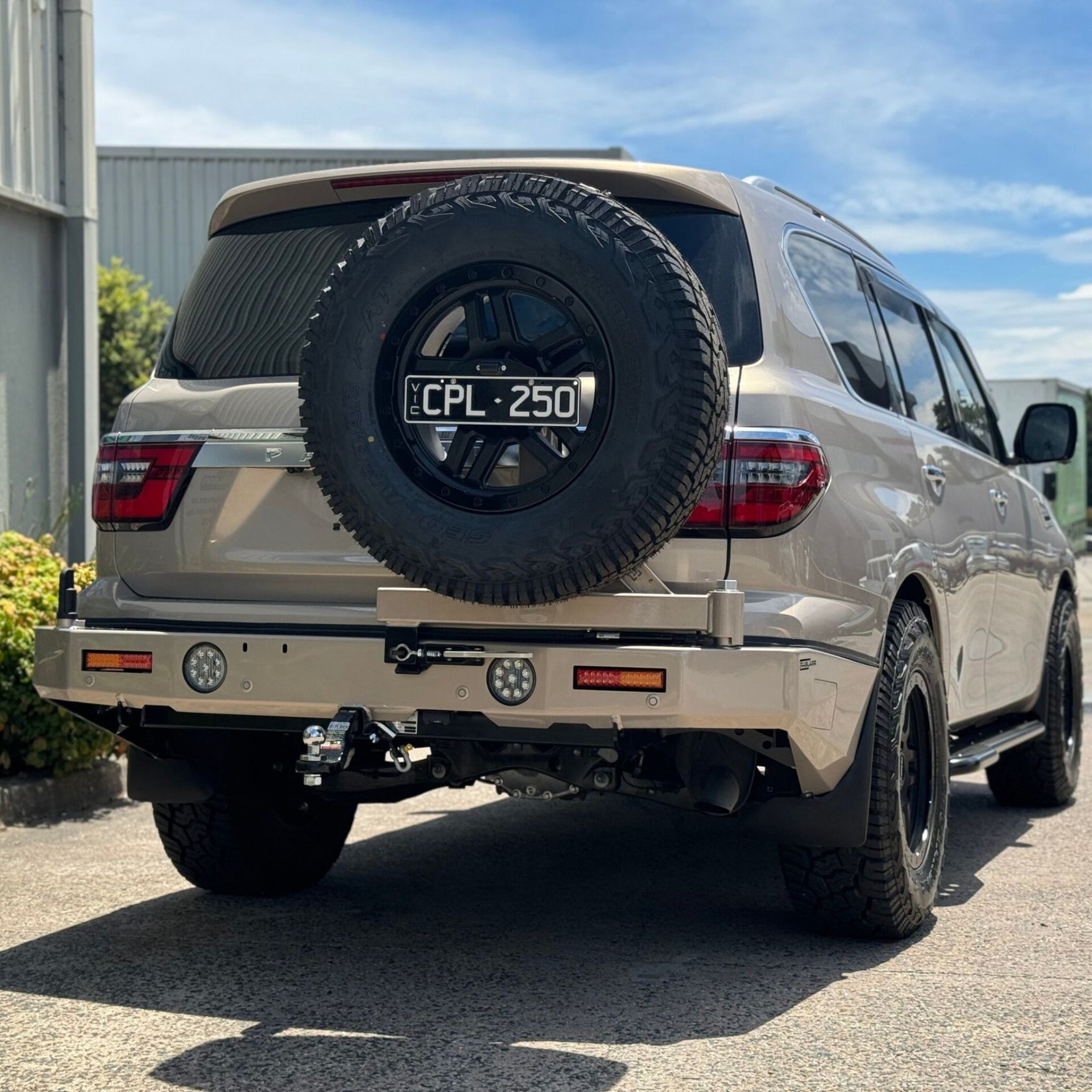 S5 Y62 Nissan Patrol OG Rear Bar | Raslarr