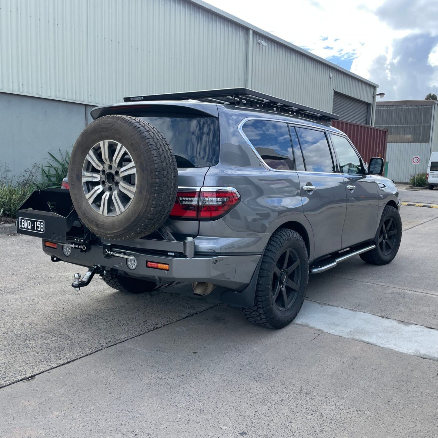 S5 Y62 Nissan Patrol Rear Bar | Raslarr