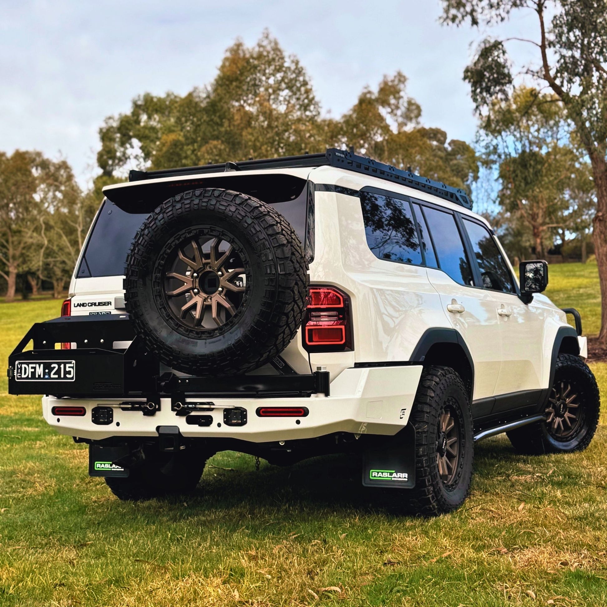 250 Series Toyota Landcruiser Prado Rear Bar & Wheel Carrier