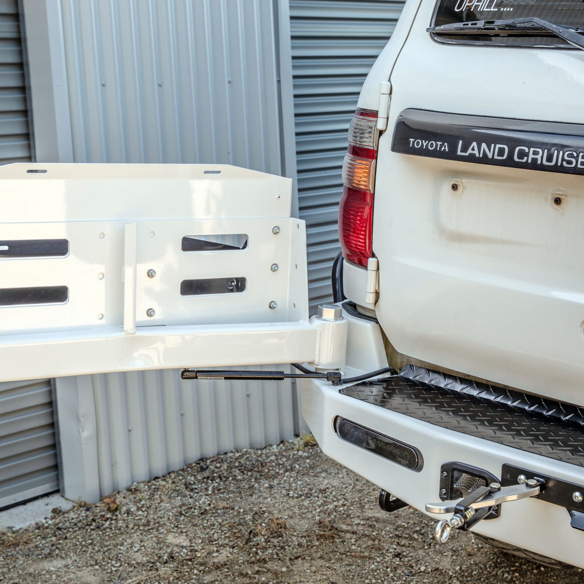 105 Series Toyota Landcruiser Rear Bar V2 (High Clearance) | Raslarr