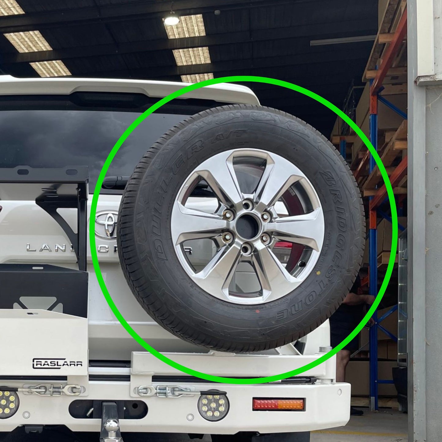 300 Series Rear Bar RHS Wheel Carrier | Raslarr