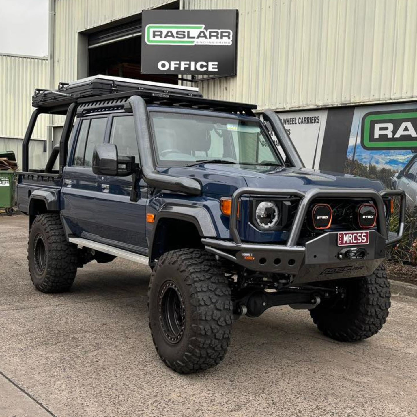 70 Series Facelift Landcruiser Azza Bull Bar 76 78 79 Series Facelift
