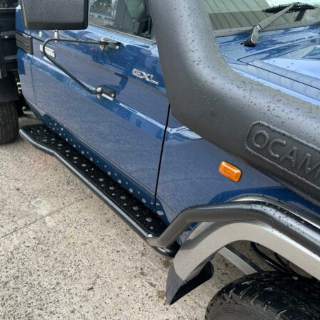 79 Series Single Cab Landcruiser Revolution Rock Sliders & Rails