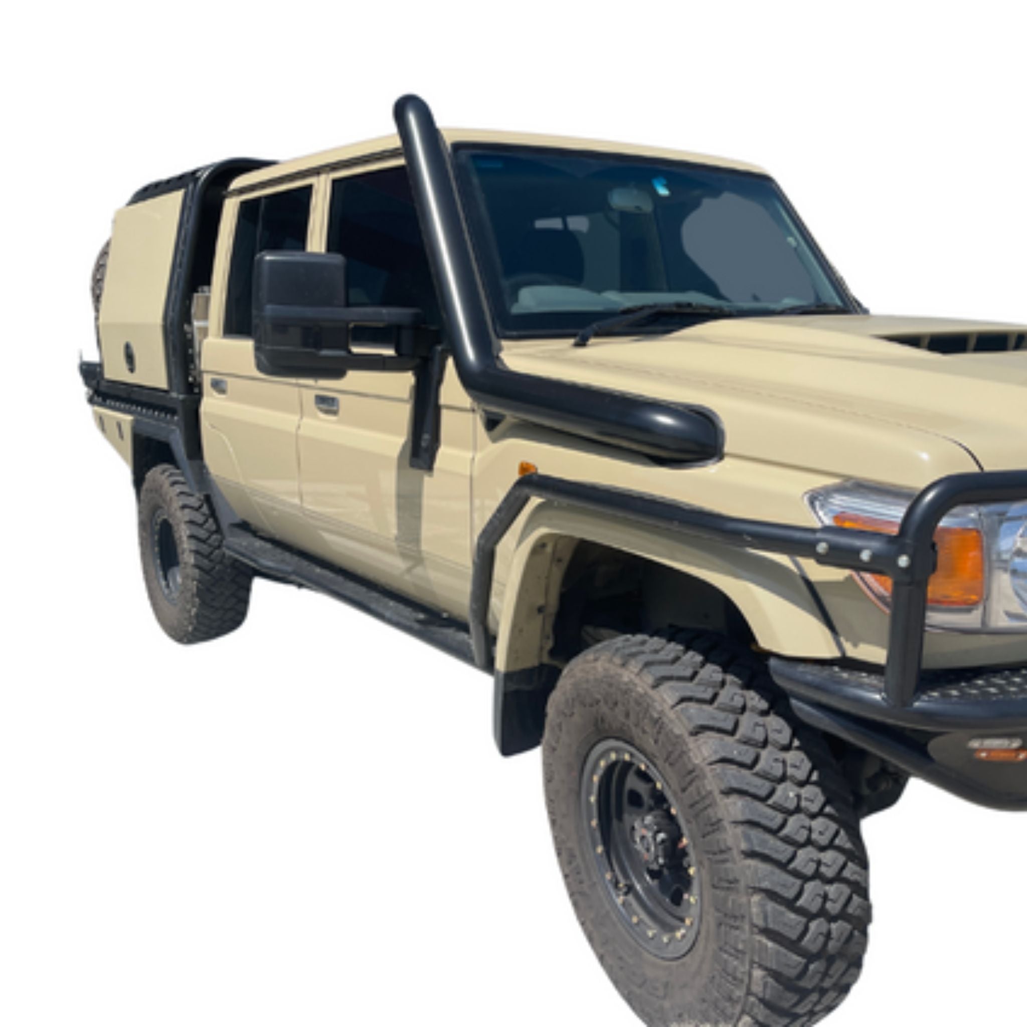 79 Series Dual Cab Landcruiser Revolution Rock Sliders & Rails