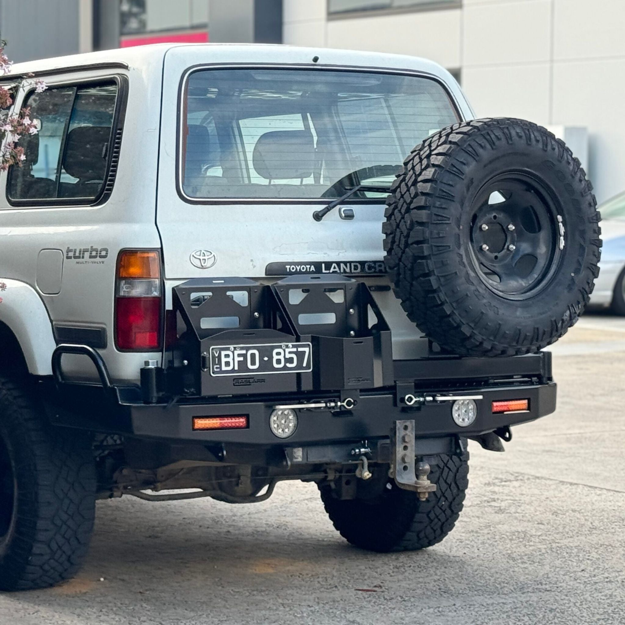 80 Series Toyota Landcruiser Rear Bar | Raslarr