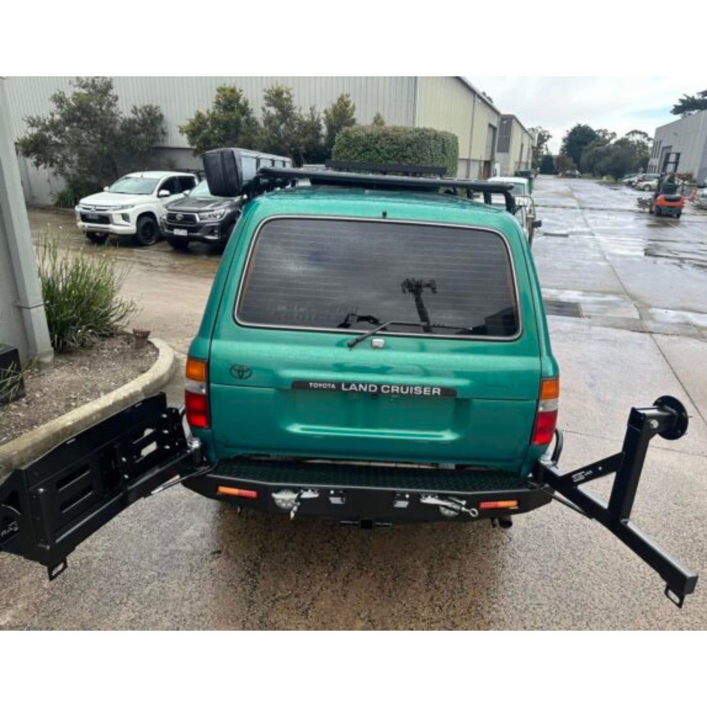 80 Series Toyota Landcruiser Rear Bar | Raslarr