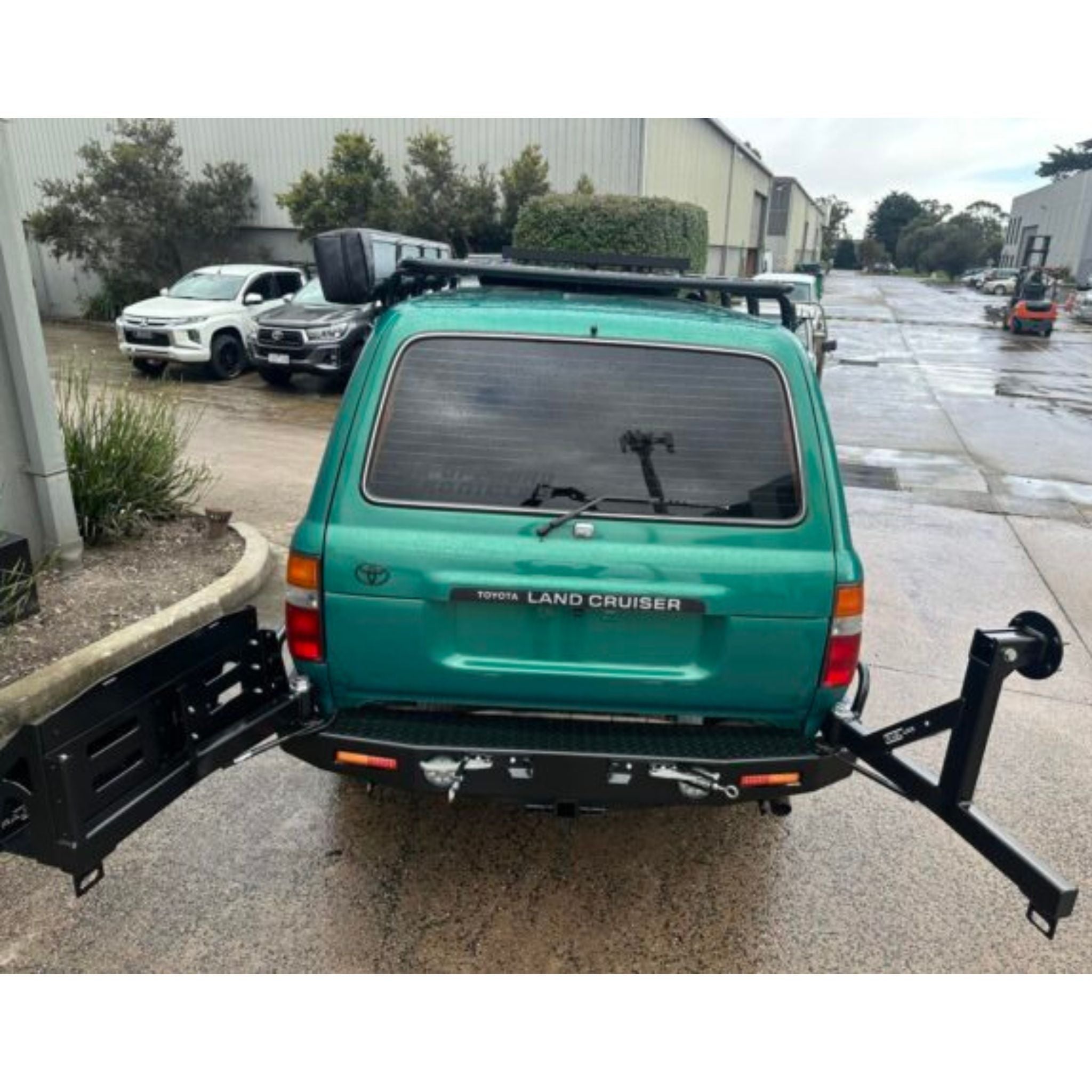 80 Series Toyota Landcruiser Rear Bar | Raslarr