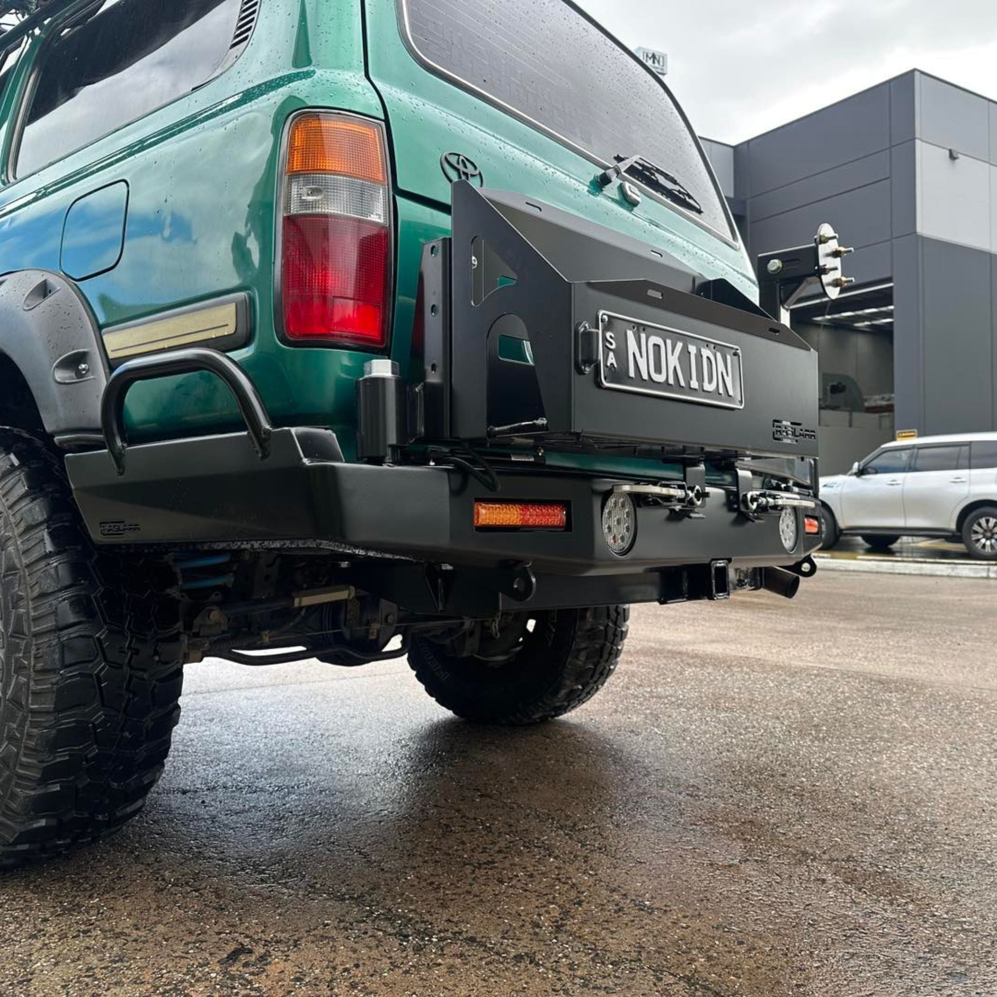 80 Series Toyota Landcruiser Rear Bar | Raslarr