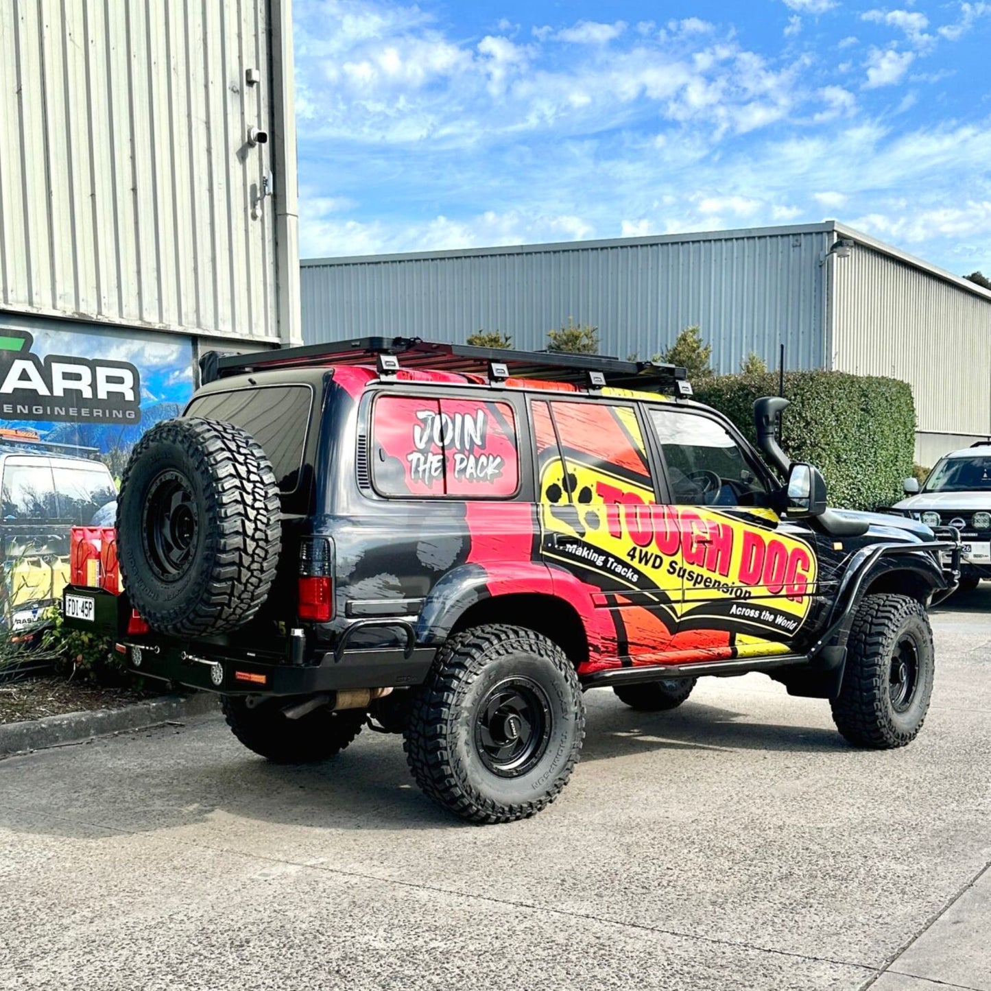80 Series Toyota Landcruiser Rear Bar | Raslarr