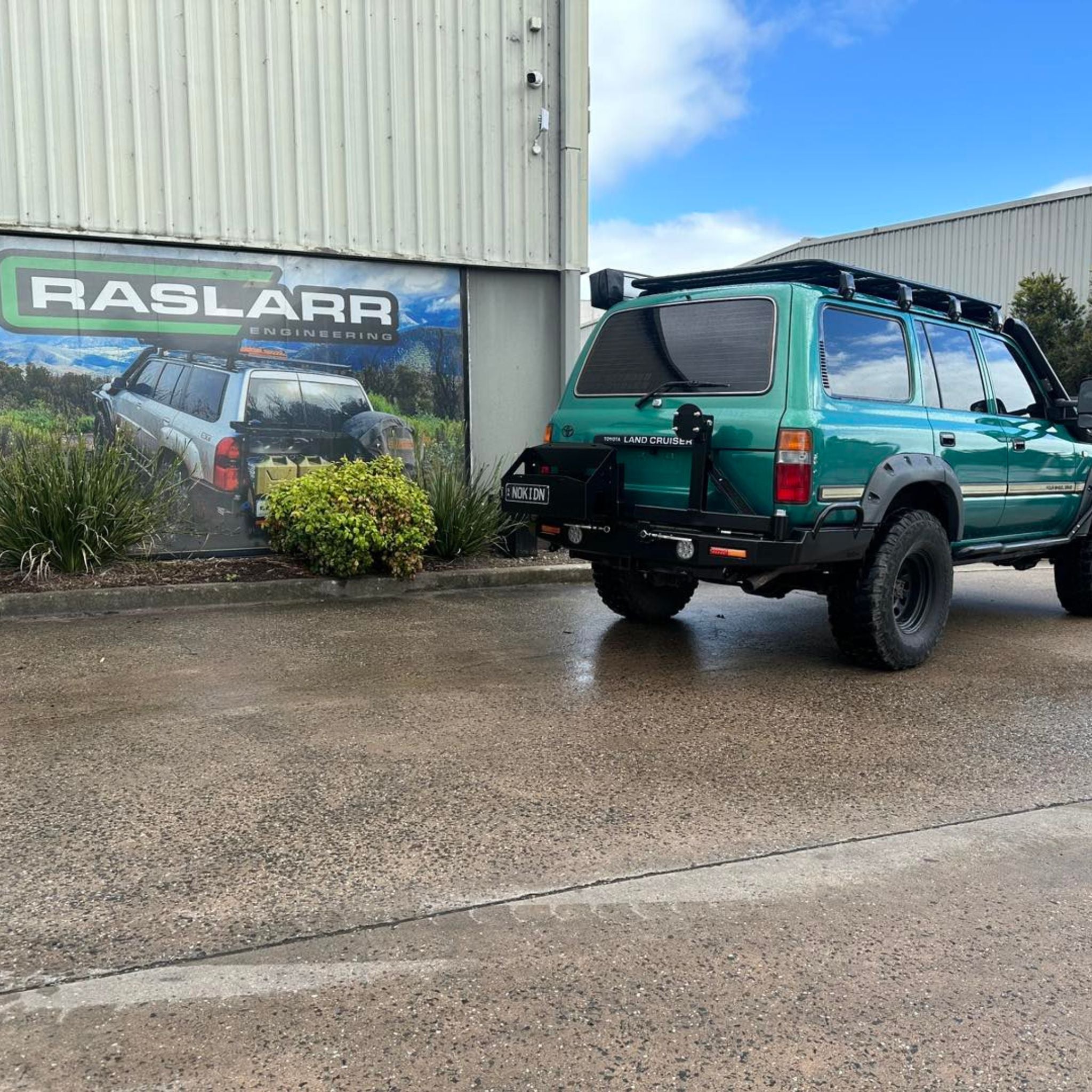 80 Series Toyota Landcruiser Rear Bar | Raslarr