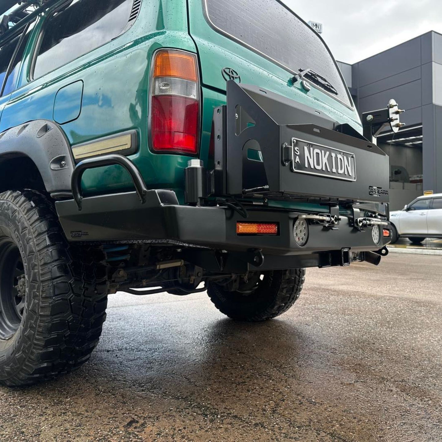 80 Series Toyota Landcruiser Rear Bar | Raslarr