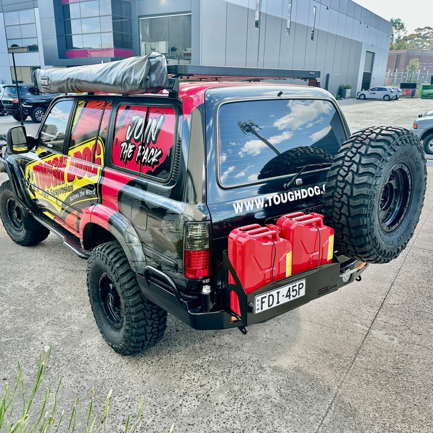 80 Series Toyota Landcruiser Rear Bar | Raslarr