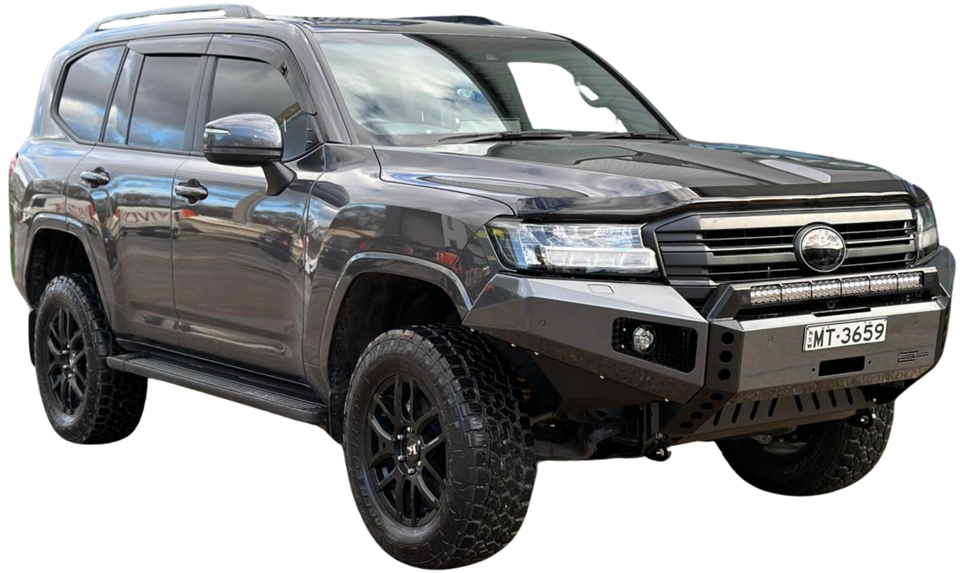 300 Series Toyota Landcruiser Bull Bar, Rear Bar & Wheel Carrier Bars